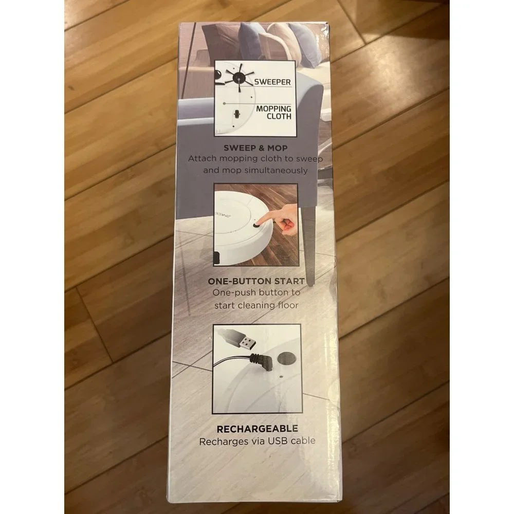 Zinkoo | Other | Zinkoo Robot Hard Floor Hepa Filter Rechargeable ...
